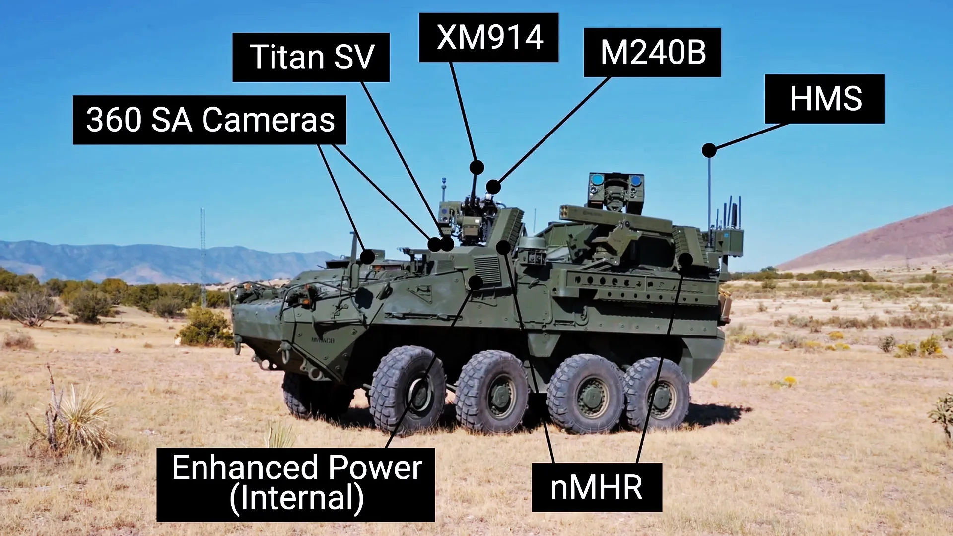 C-UAS Drone Stryker Vehicle Armed With Lasers Unveiled